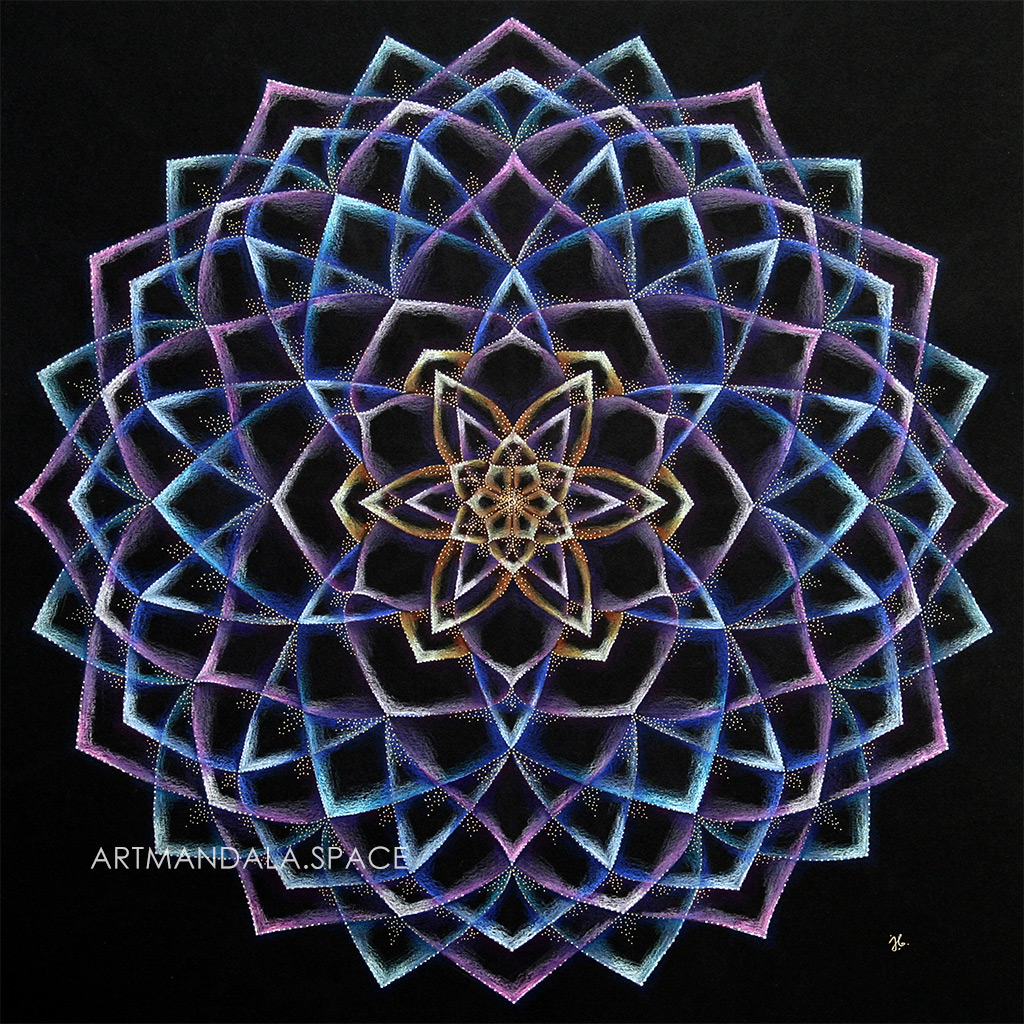 Mandala sacred geometry flower of life